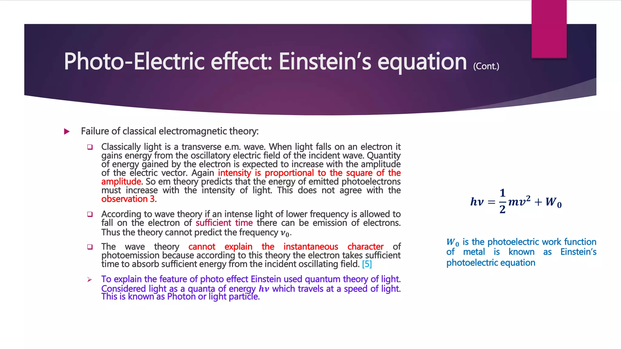 Wave particle duality of light- A changing Notion in Science | PPTX