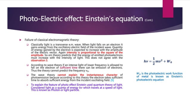 Wave particle duality of light- A changing Notion in Science | PPTX ...