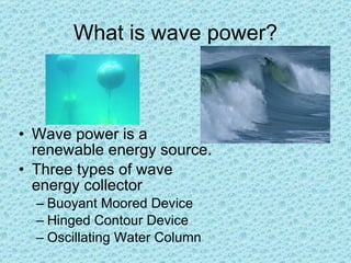 Wave power | PPS