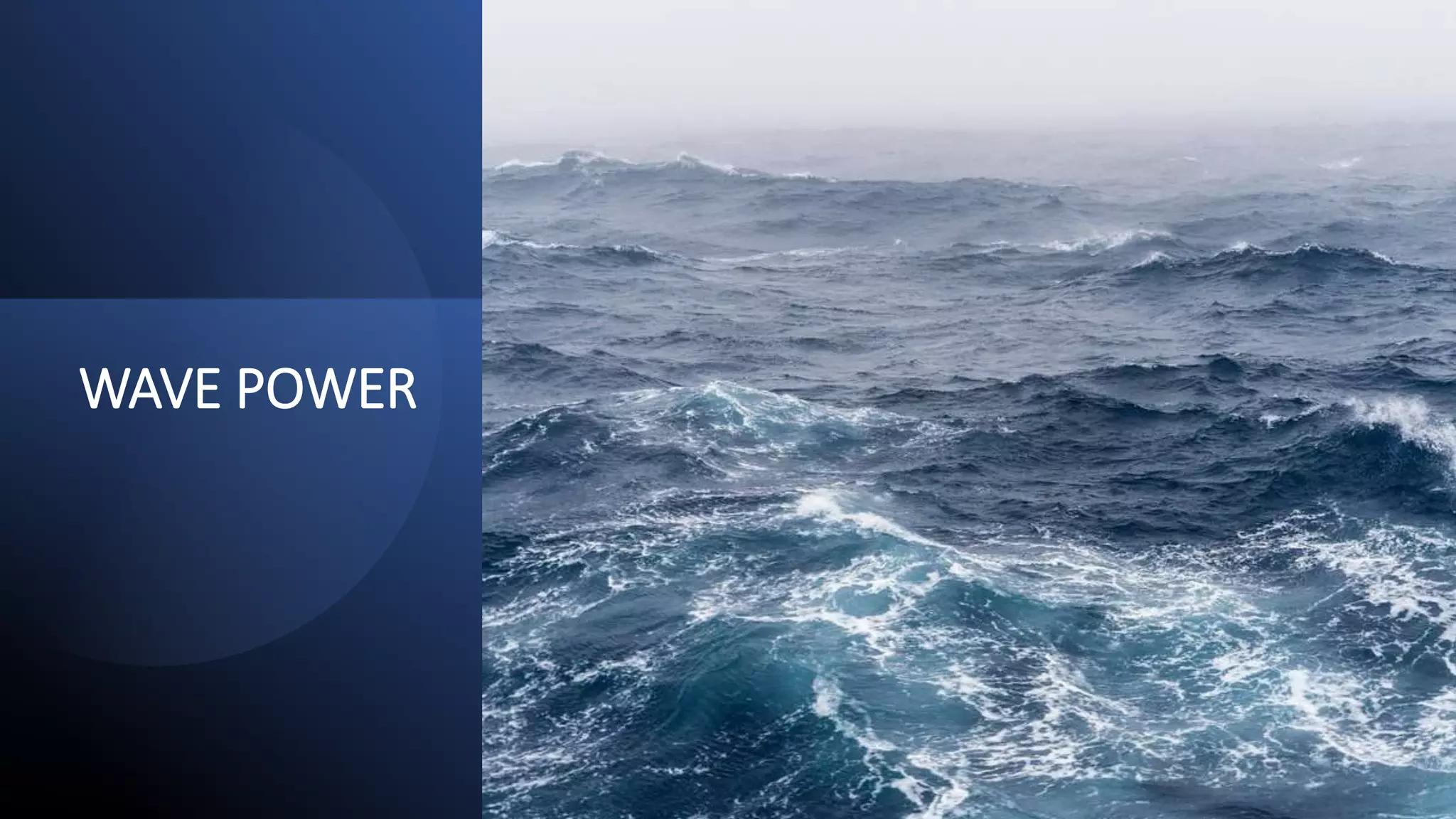 Wave power and its classification | PPT