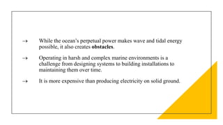 Wave power and its classification | PPT