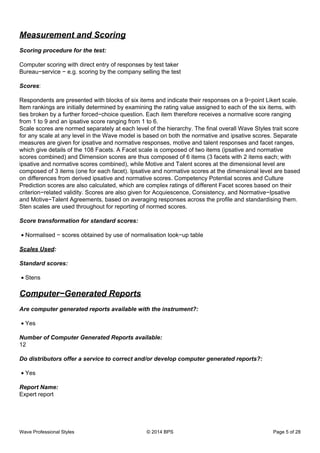 Saville Wave professional styles 2014 | PDF