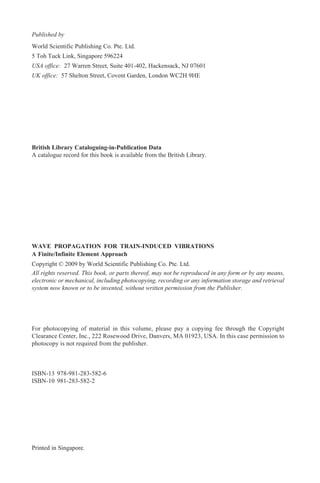 Wave propagation for train induced vibrations- a finite infinite ...
