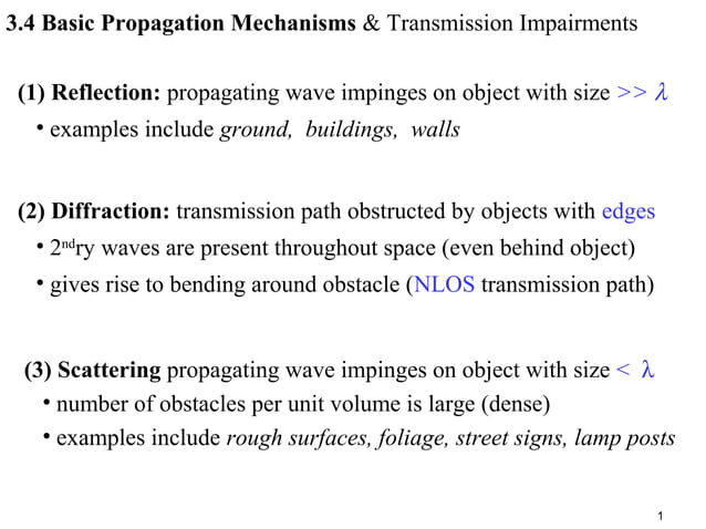 Wave Propagation Properties Ppt