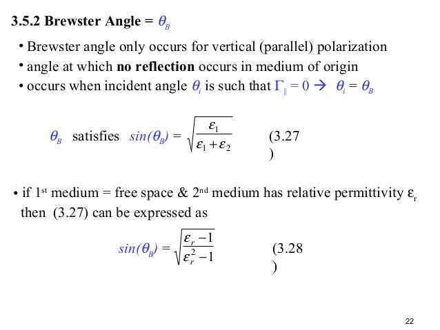 Wave propagation properties