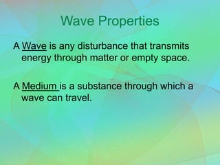 Wave properties | PPT