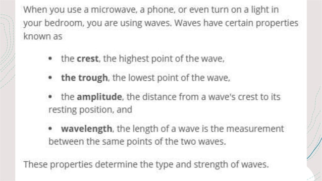 Wave Properties grade 6.pptx | Physics | Science