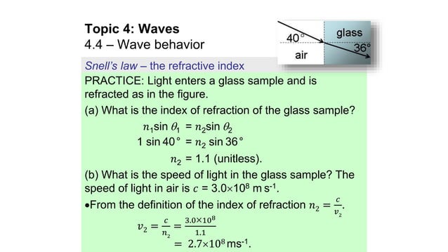 Wave Reflection and Refraction Presentation.pptx | Physics | Science