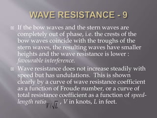 Wave resistance | PPTX