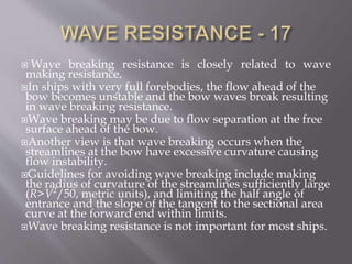 Wave resistance | PPTX