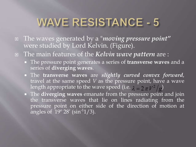 Wave resistance | PPT