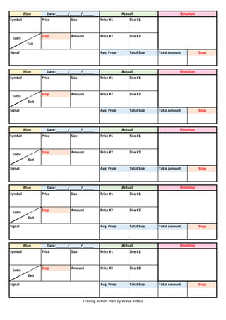 Wave Rider Trading Records - PDF | PDF