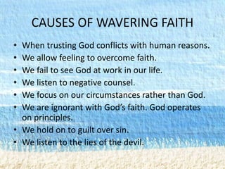 Wavering Faith | PPT