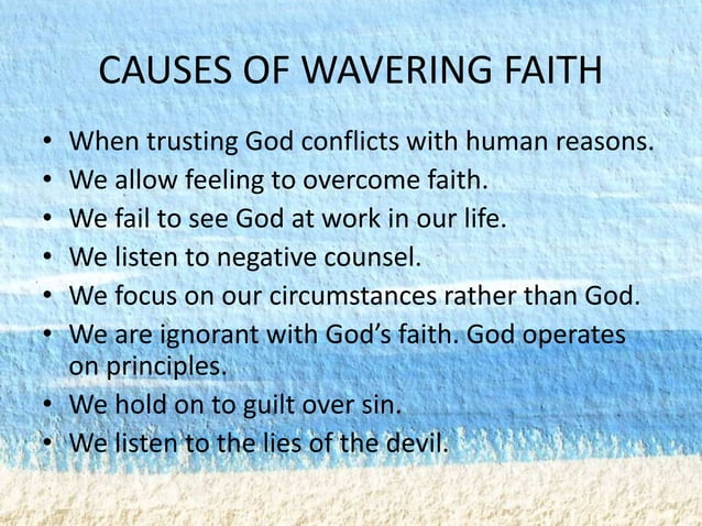 Wavering Faith | PPT