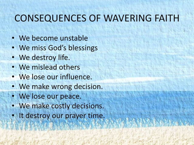 Wavering Faith | PPT