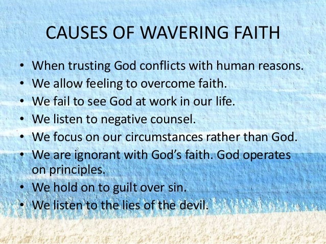 Wavering Faith