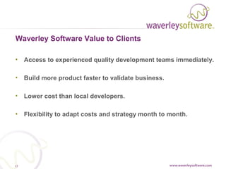 Waverley software0712 | PPT