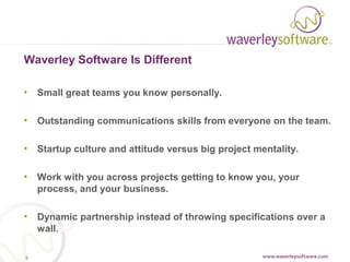 Waverley software0712 | PPT