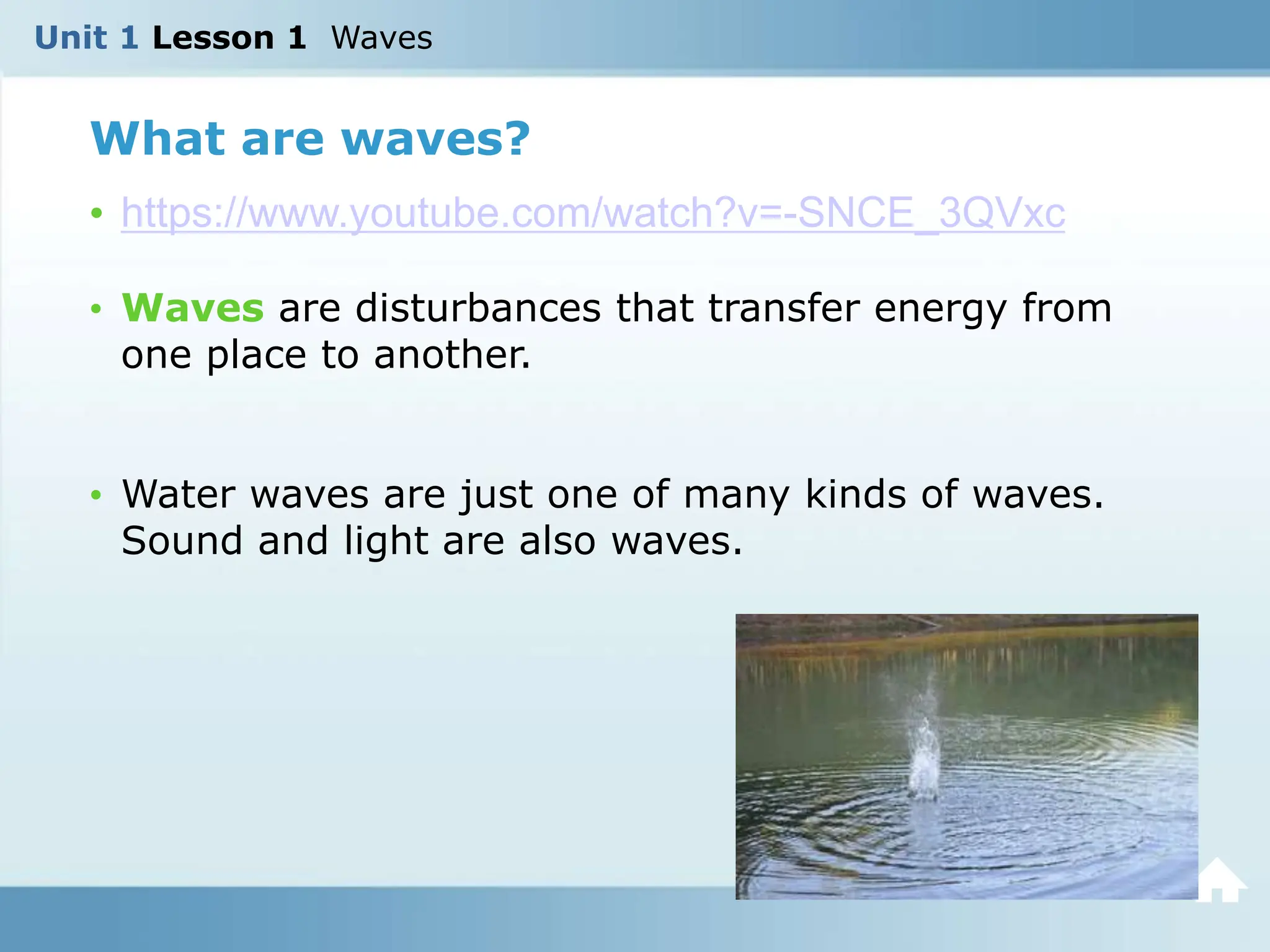 Unit 9 waves science characteristics of waved | PPT