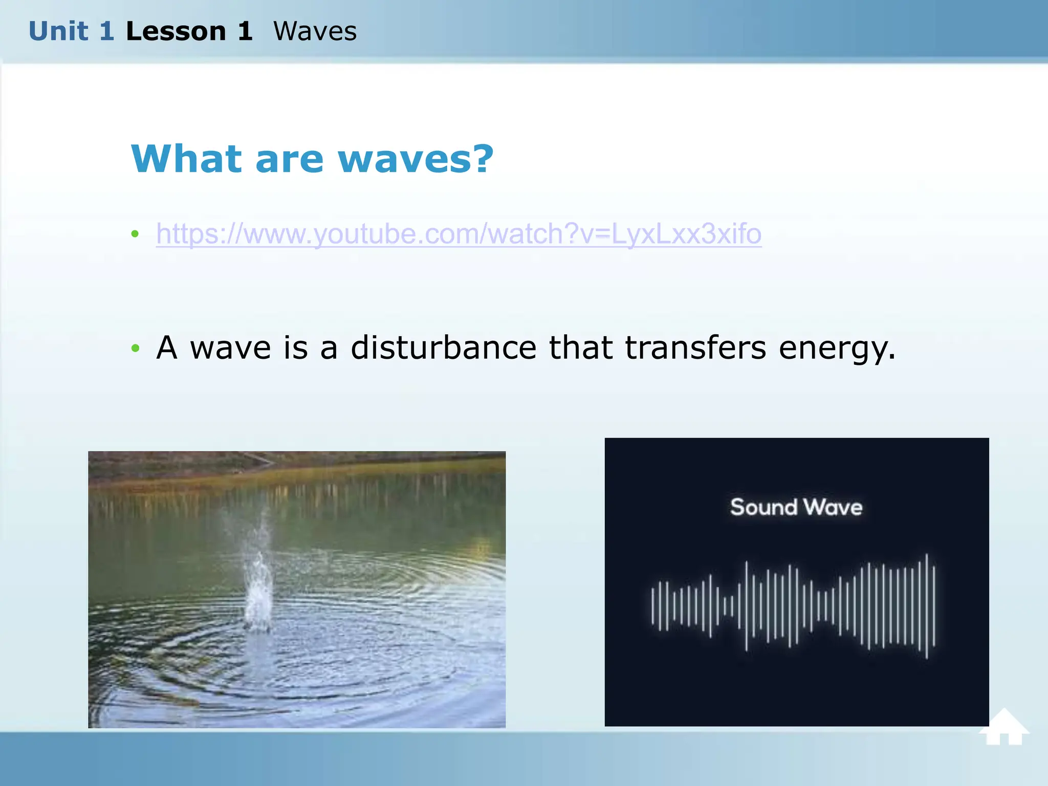 Unit 9 waves science characteristics of waved | PPT