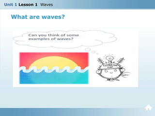 Unit 9 waves science characteristics of waved | PPT