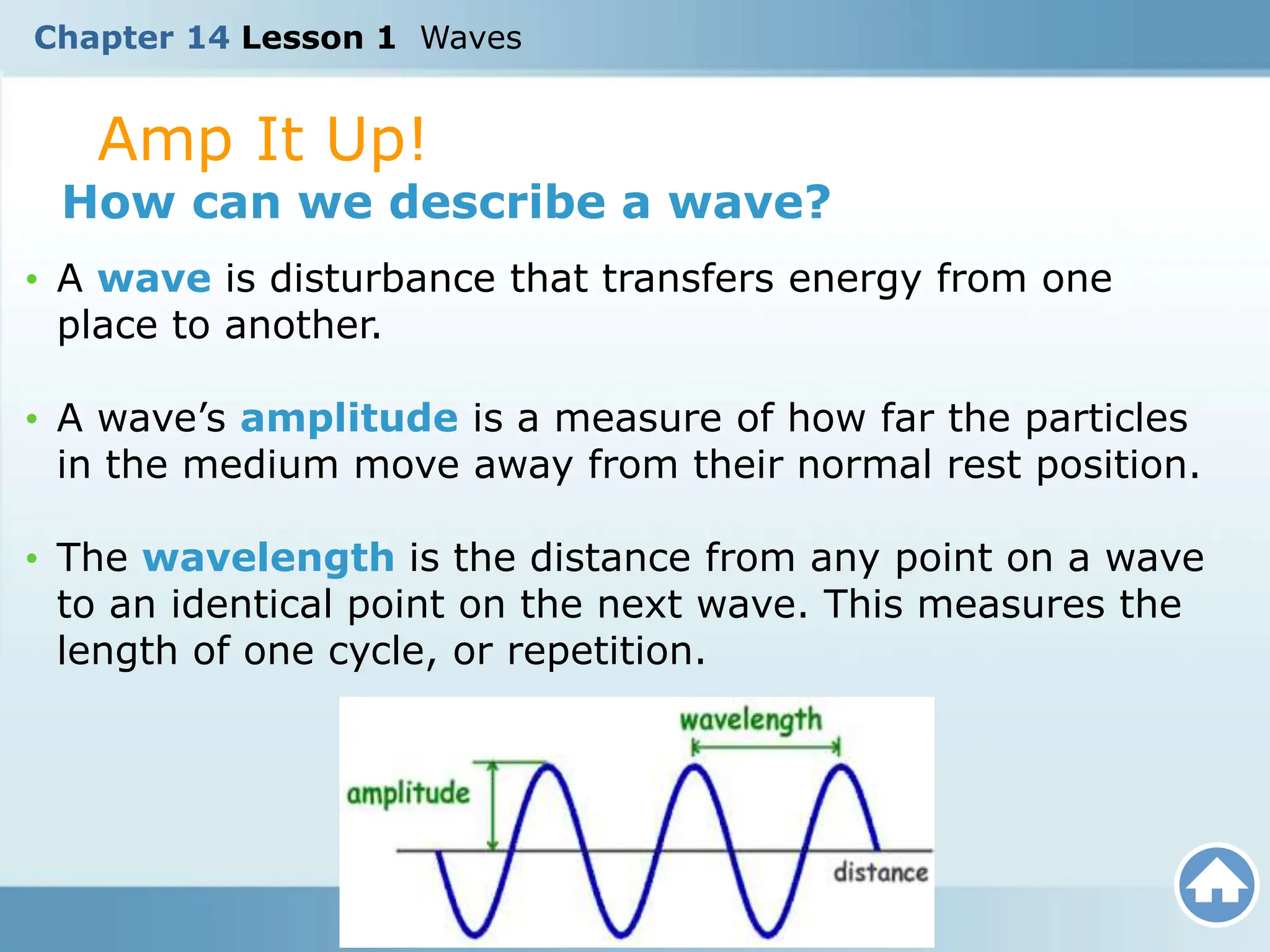 integrated science chapter 14 lesson 1: Waves.ppt