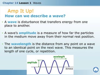 integrated science chapter 14 lesson 1: Waves.ppt