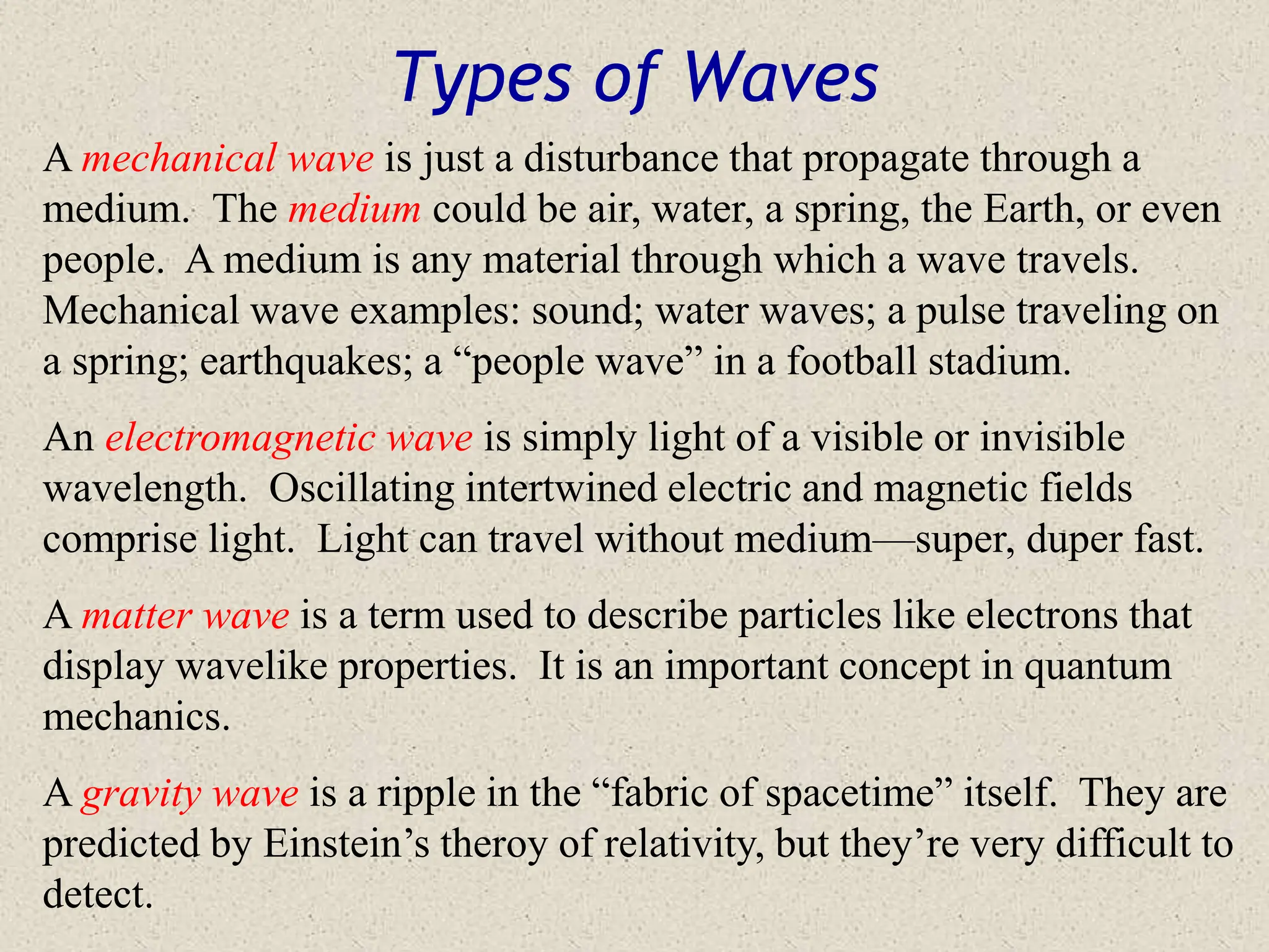 Basics of Waves, Acoustics and Mechanics | PPT