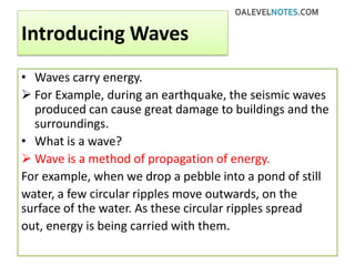 waves.pdf An introduction to waves. Pass your physics | PDF