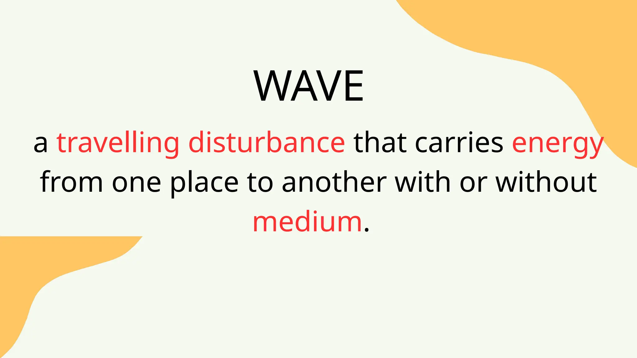 lesson concept grade 7 physics all about waves | PPT