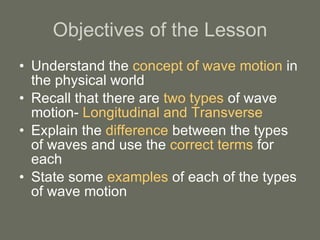 Waves Basics | PPT