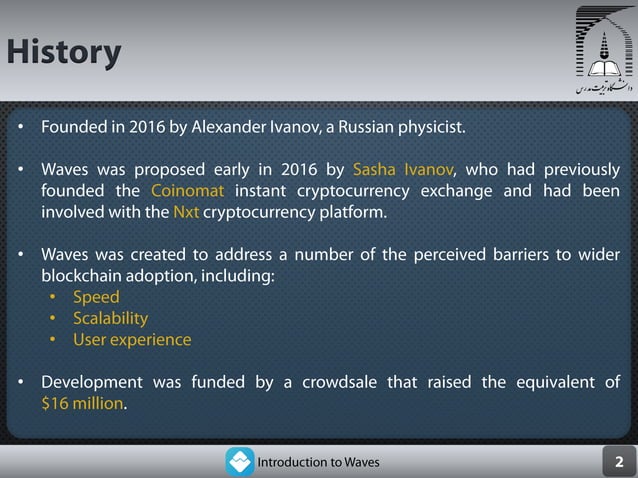 Introduction to Waves Cryptocurrency | PPT