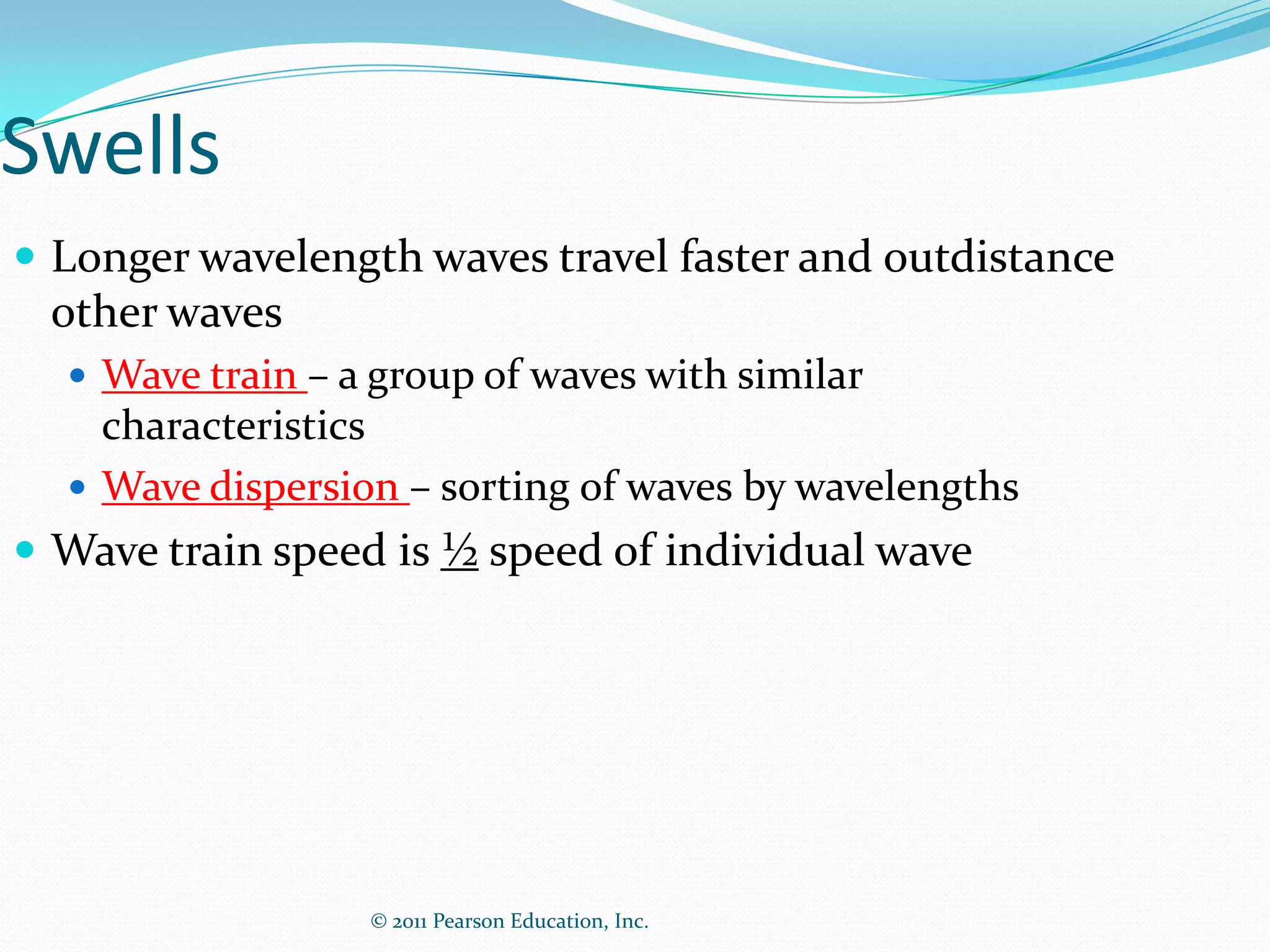 Waves - Swell, Types, Reflection, Refraction, Tsunamis | PPTX