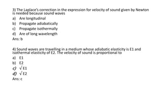 Waves and sound || Physics || B.Optom | PPT