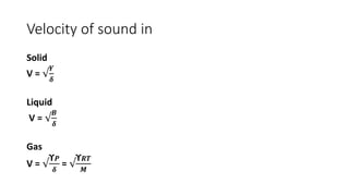 Waves and sound || Physics || B.Optom | PPTX