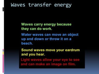 Waves and waves motion | PPTX