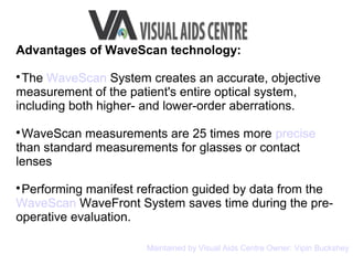 WaveScan technology and its reviews by Vipin Buckshey at Visual Aids ...