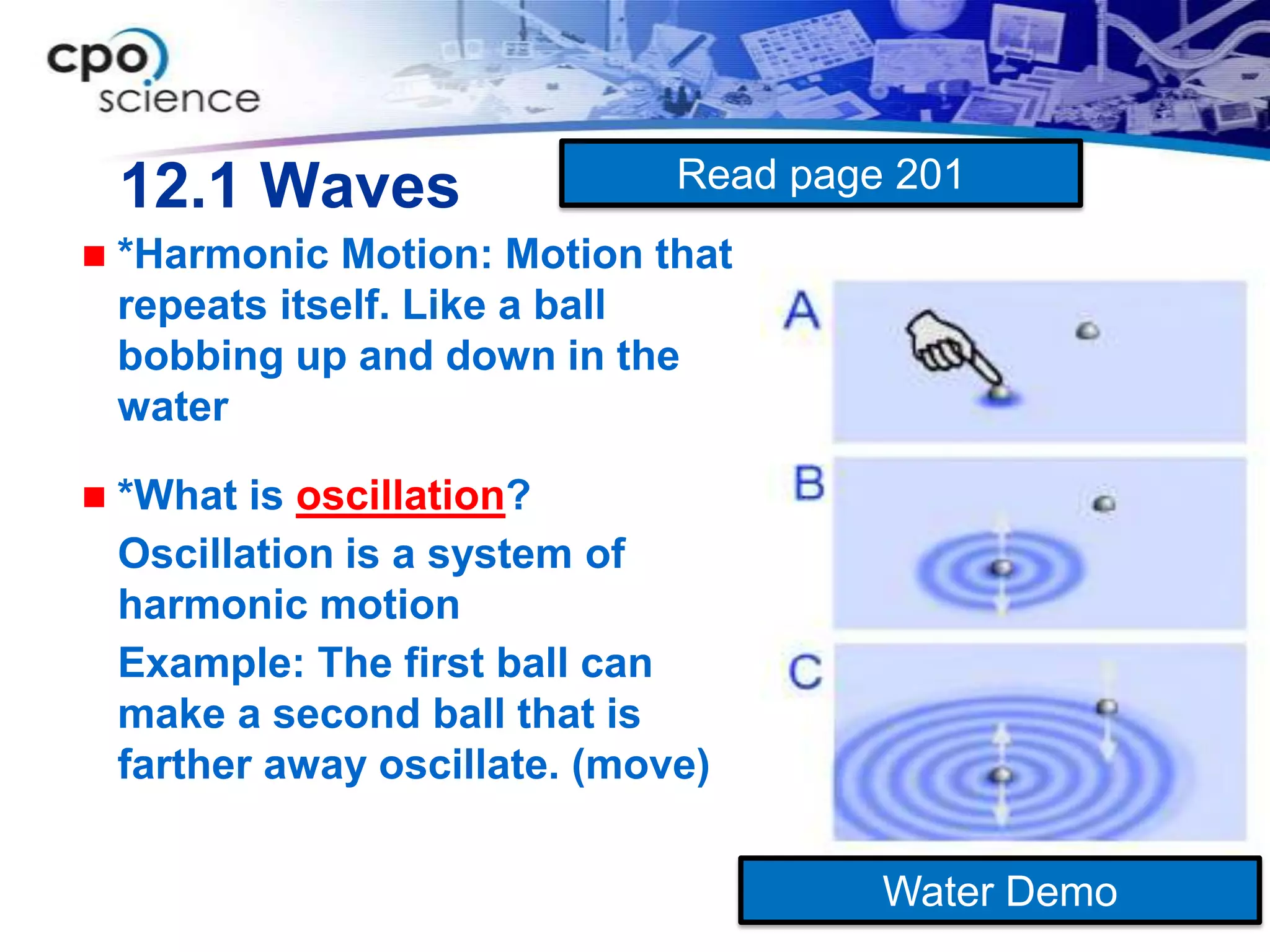 Waves chapter 12.1 cps | PPTX