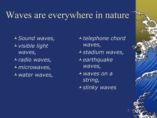 Waves chapter 12.1 cps | PPT