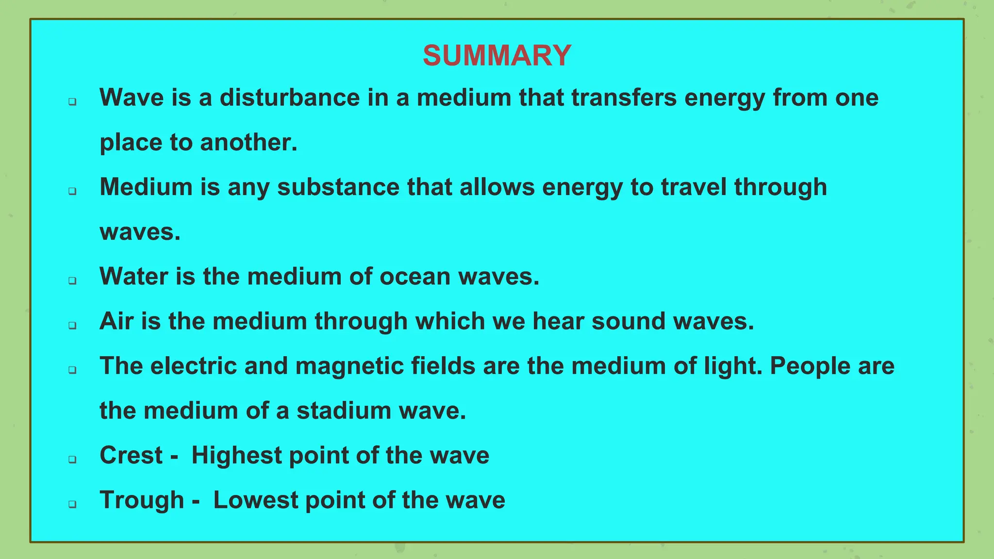 Science 7- grade seven quarter 3 waves and types | PPTX