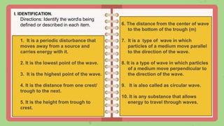 What is a wave,the three types of waves and applications | PPTX