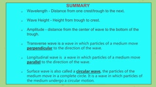 What is a wave,the three types of waves and applications | PPT