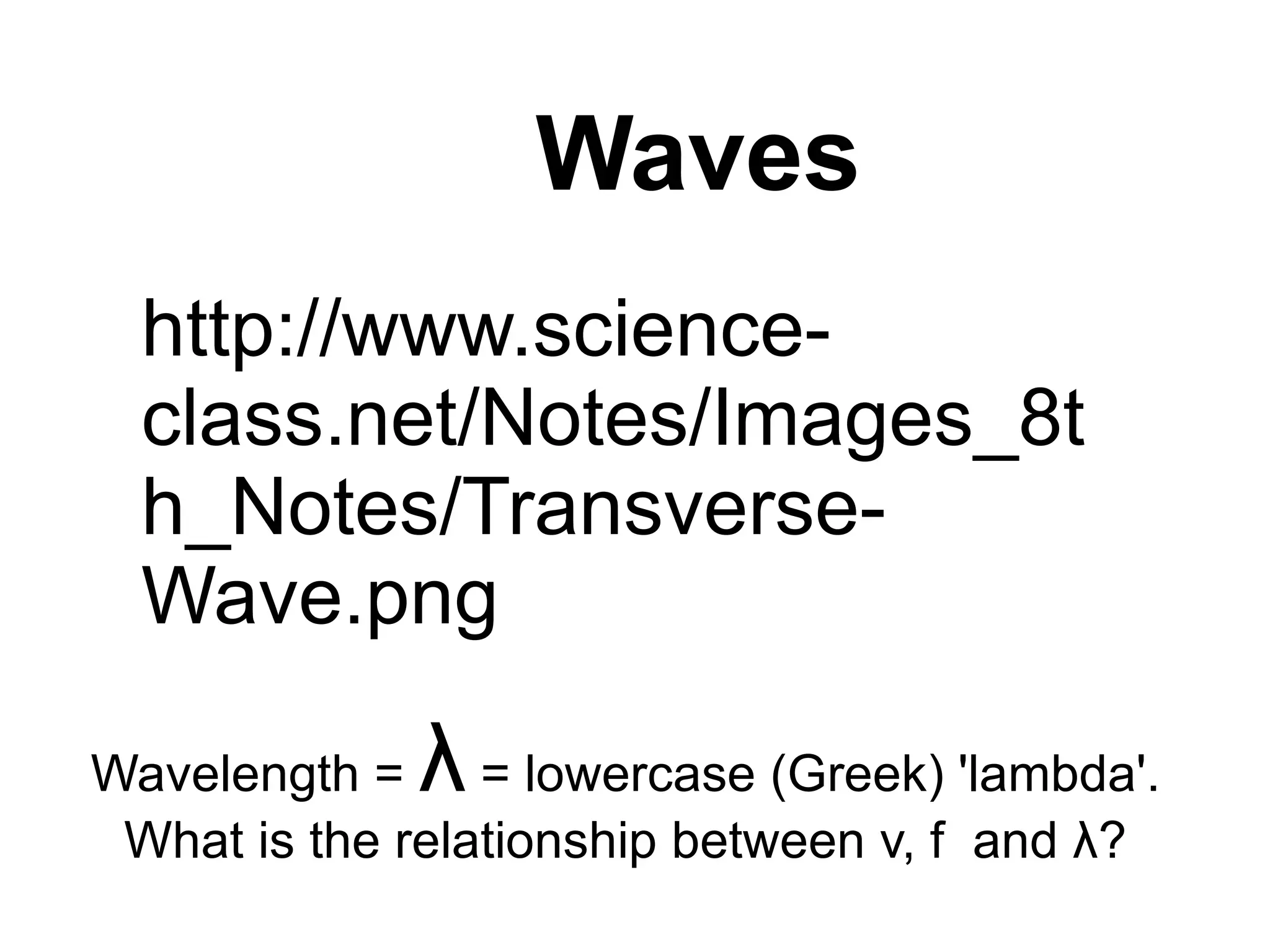 Waves Presentation | ODP