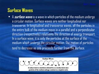 Waves in One Dimension | PPT | Physics | Science