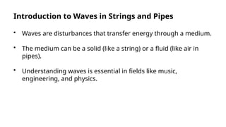 Waves In String And Pipes from nmc in nepal | PPT