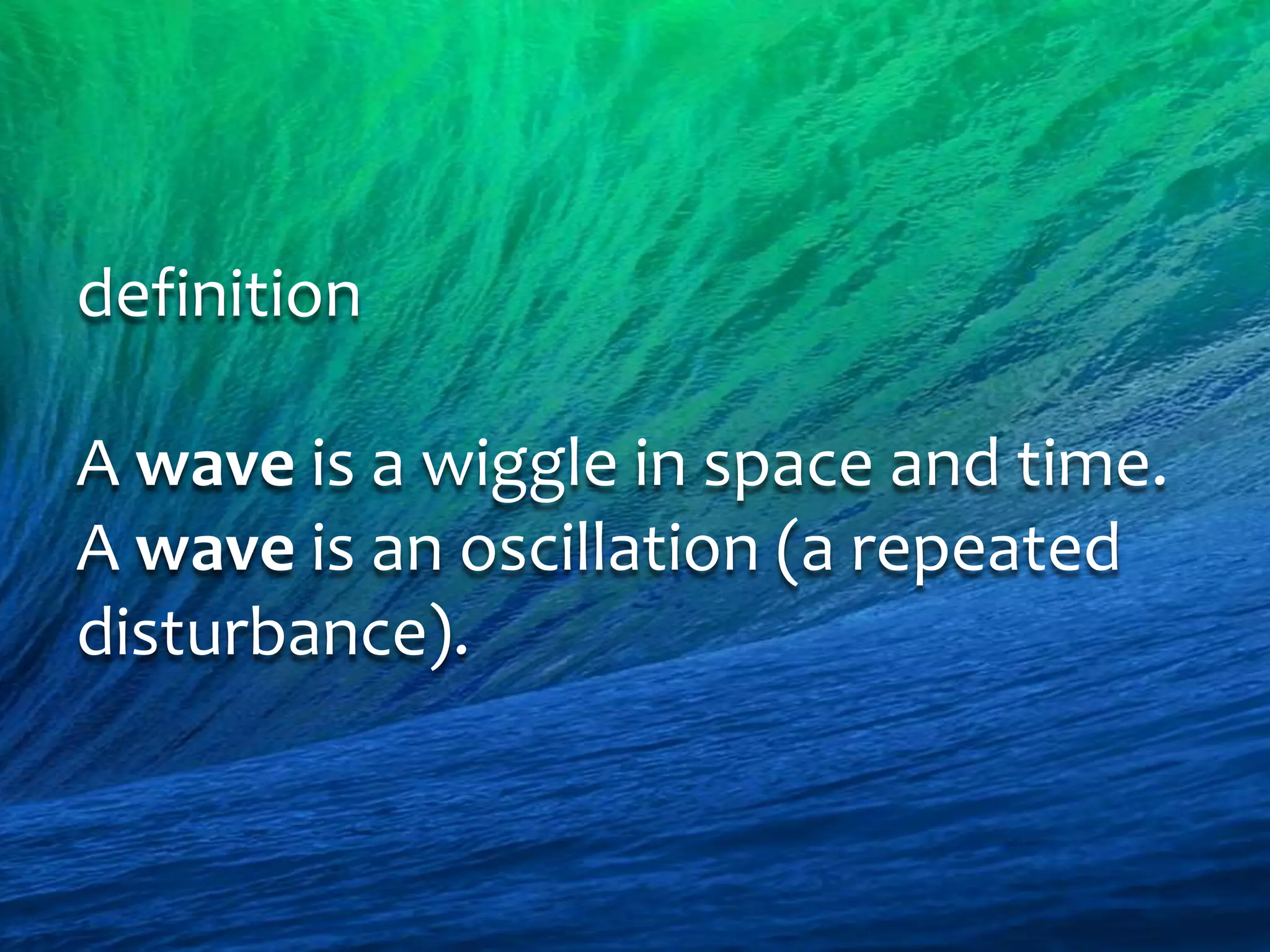 Waves (Notes 1) - CP Physics | PPTX