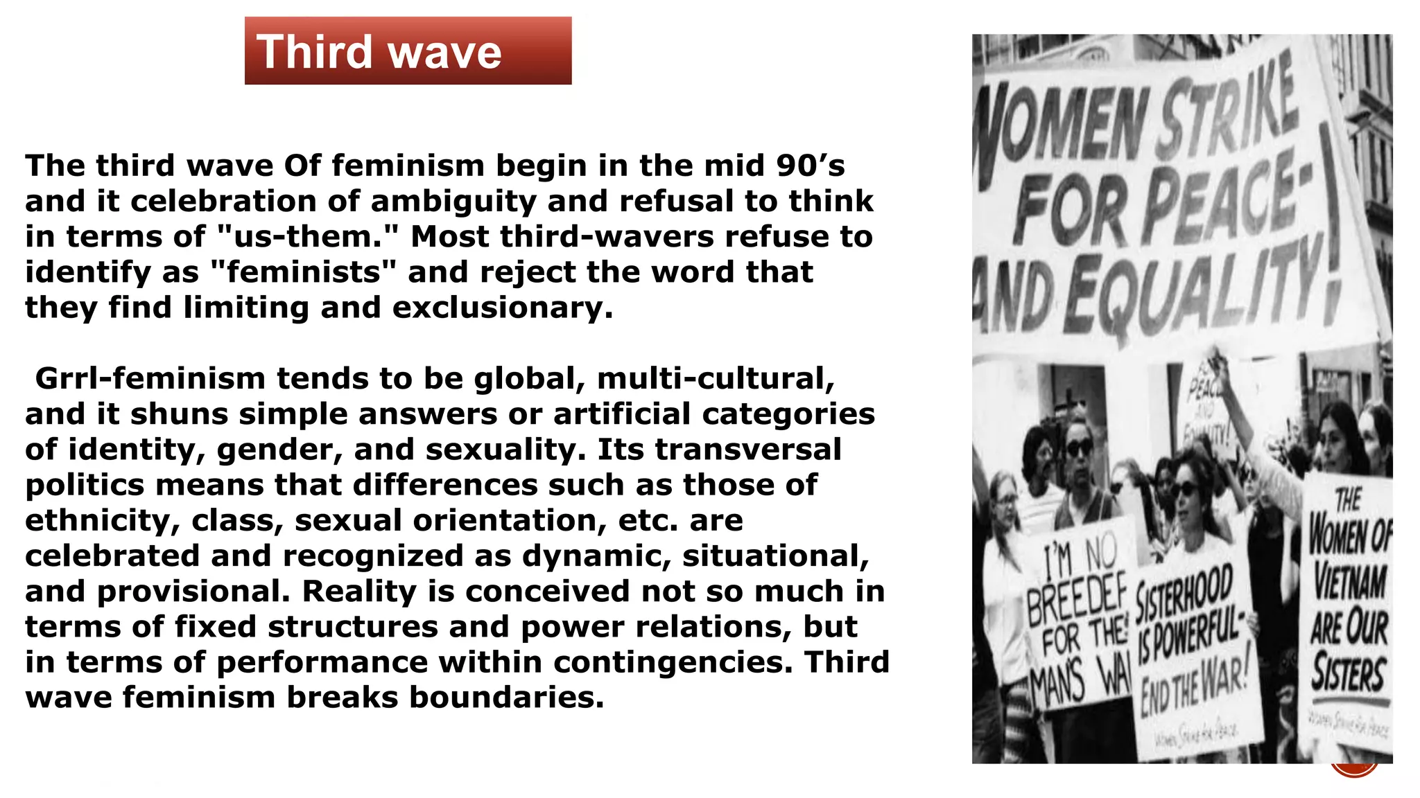 'Waves of feminism' .pptx sem 3 | PPTX
