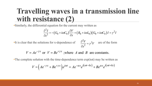 Waves on Transmission Lines (2).pptx | Physics | Science