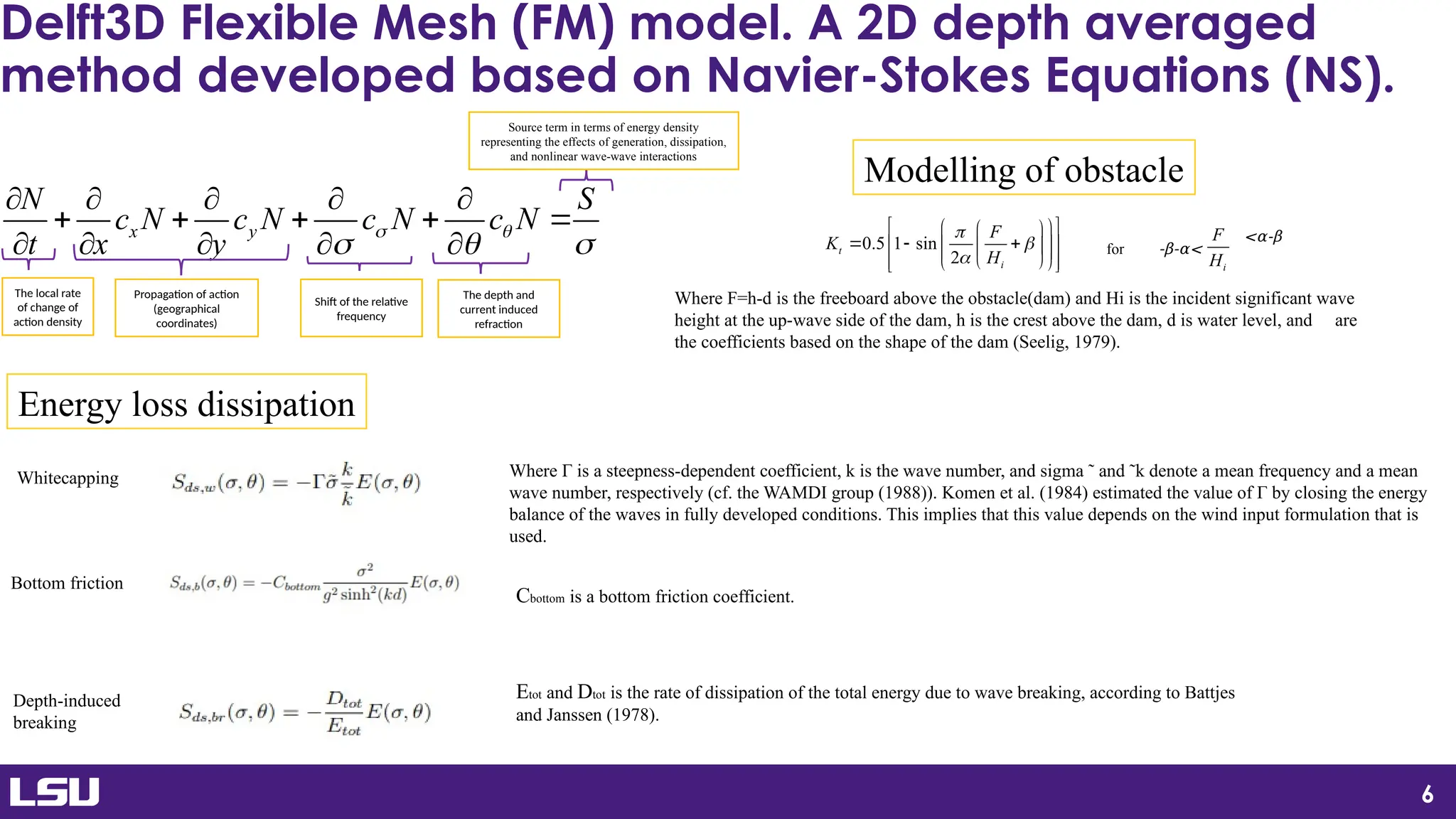 Waves generation and dissipation at the waden sea, Netherlands with Delft3D | PPTX