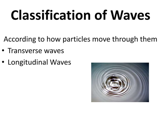 Waves ppt. | PPTX